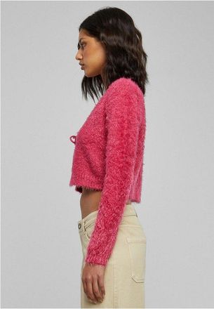 Urban Classics Cardigan Ladies Tied Cropped Feather Cardigan