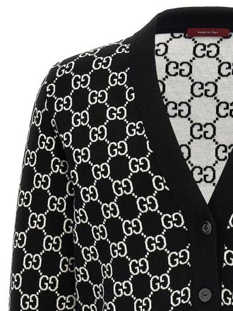 Gucci GG Cardigan - Black