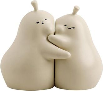 Generic Serre-livres &agrave; poire, serre-livres en c&eacute;ramique, jolis serre-livres au design &agrave; c&acirc;lin pour &eacute;tag&egrave;re de table pour maison et bureau, serre-livres d&eacute;cora