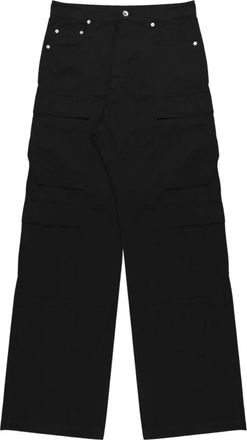 Rick Owens Homme, Pantalons, Noir, Taille: W32 Double Cargo Jeans