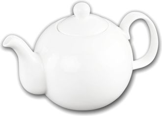 Wilmax England Wilmax | OLIVIA Teekanne | Porzellankanne | F&uuml;r Kaffee | F&uuml;r Tee | Elegant | Kratzfest | F&uuml;r die Sp&uuml;lmaschine | F&uuml;r die Mikrowelle | Ergonomisch | Fas