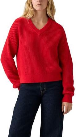 Levi's Femme Pull col V Reese True Red Cotton Red L