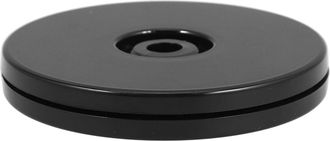 Holibanna FOMIYES Drehbarer Pr&auml;sentationsst&auml;nder 20cm Schwarz mit Kugellagerfu&szlig; Runder Drehbarer Tischst&auml;nder f&uuml;r Speisekarten und Gew&uuml;rzregale Stabiler Restaur