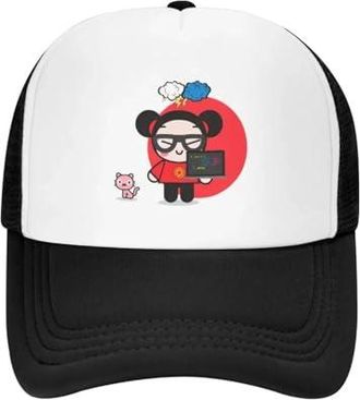 Generic Casquette de Camionneur Unisexe Punk personnalis&eacute;e Style Dessin anim&eacute; Pucca Ajustable pour Adultes Hommes et Femmes Hip hop Casquette Papa Cadeaux Les