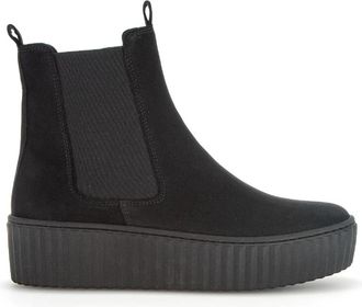 Gabor Schwarze Chelsea Boots aus Mikrofaser f&uuml;r den Sommer - - Shoes - Damen - Schwarzk - 40 EU