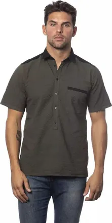 Roberto Cavalli Strukturiertes Henley-Shirt