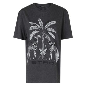 Etro T-Shirts - - Tops - Damen - Grau - M