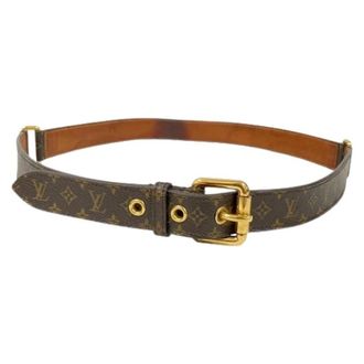 Louis Vuitton Pre-owned Vintage Canvas Belt - - Pre-owned - Damen - Braun - ONE SIZE