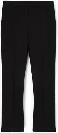 Motivi Femme, Pantalons, Noir, Taille: 36 FR Pantalon Coupe Droite en Maille Milano