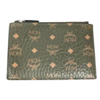 MCM Pre-owned Leder Portemonnaies - - Pre-owned - Damen - Braun - ONE SIZE