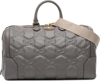 Gucci unisex, Pre-owned, Gris, Taille: ONE Size Sac Week-end Pre-owned