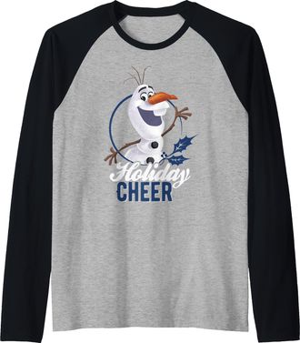 Disney Die Eiskönigin, Olaf-Kreis-Logo, Weihnachtsstimmung Raglan