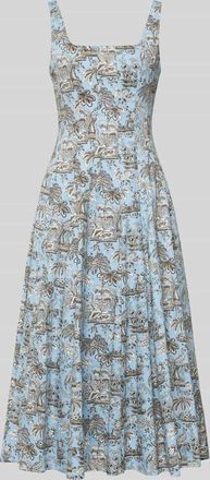 Staud Regular Fit Kleid mit floralem Allover-Print Modell Wells