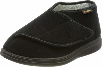 Fischer Herrenhausschuhe f&uuml;r gem&uuml;tlichen Wohnkomfort - - Shoes - Damen - Schwarzk - 38 EU