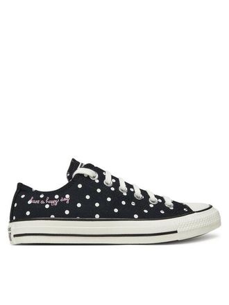 Converse Sneakers aus Stoff Chuck Taylor All Star Polka Dots A12570C Schwarz