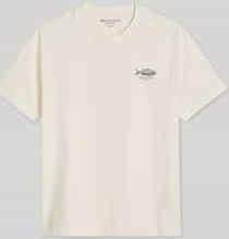 Marc O'Polo Loose Fit T-Shirt aus reiner Baumwolle mit R&uuml;cken-Motiv-Print