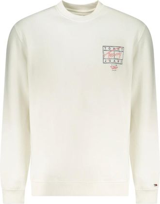Tommy Hilfiger Homme, Sweatshirts et sweats &agrave; capuche, Blanc, Taille: XL SweaT-shirt &agrave; manches longues