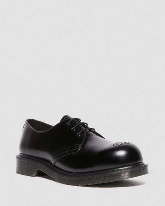 Dr. Martens 1461 Analine Leder Schuhe Mit Stahlkappe Brogues in Schwarz, Gr&ouml;&szlig;e: 36