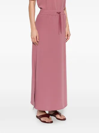 Herno Womens Long Skirt Pink