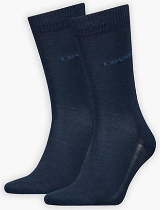 Levi's normal geschnittene Socken aus Bio-Baumwolle - 2er-Pack - Herren - Blau / Blau