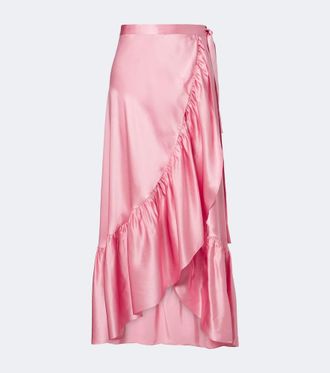 Eres Jupe de plage Conversion en satin de soie
