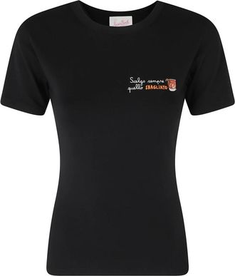 MC2 Saint Barth Femme, Tops, Noir, Taille: 36 FR Esme T-shirt