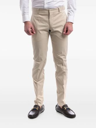 Pantaloni Torino pantalon droit en coton mélangé - Tons neutres