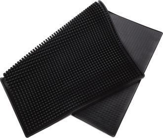 Artibetter TOGEVAL PVC rutschfeste Bar thekenmatte Abwaschbare Wasserableitende Ablagematte mit Tiefen Rillen Schnell Trocknend Vielseitig Einsetzbar f&uuml;r Bar K&uuml;c