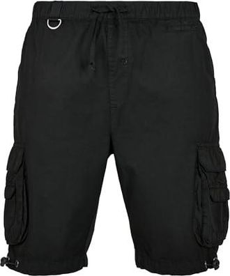 Urban Classics Homme Cargo Double Poche Shorts, Noir, 4XL Grande taille EU
