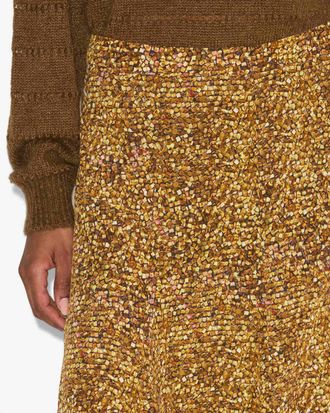 Isabel Marant Jupe Hortensia - Femme - Ocre - Taille42 - Isabel Marant