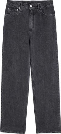Jil Sander Homme, Jeans, Gris, Taille: W33 Pantalon ample en denim l&eacute;ger
