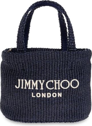 Jimmy Choo London Femme, Sacs, Bleu, Taille: ONE Size Beach Tote East-West Mini