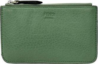Fendi unisex, Pre-owned, Vert, Taille: ONE Size Portefeuille Vintage Pre-owned