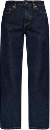 Ganni Femme, Jeans, Bleu, Taille: W29 L33 Jeans Jambe Large