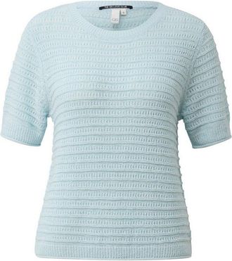 QS by s.Oliver Kurzarmpullover Strickpullover Kurzarmpullover