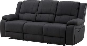 ebuy24 Singapore Sofa 3-Sitzer Sessel schwarz