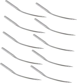 Generic 50 St&uuml;ck Lwx6t Blindstichnadeln, Blindstich-Kurven-N&auml;hnadel, Lwx6t 11/75 Nadeln f&uuml;r tragbare Blinds&auml;um-N&auml;hmaschine, Blindstichmaschine