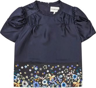 Munthe Femme, Blouses et Chemises, Bleu, Taille: 36 FR Robe Noire Élégante Fahsai 2