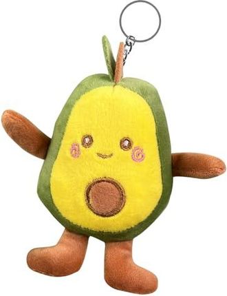 Generic Joli porte-cl&eacute;s en peluche davocat - Petit porte-cl&eacute;s en peluche douce pour sac &agrave; main et sac &agrave; main, adorable organisateur de cl&eacute;s pour enfants, fill