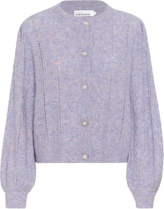 Karen by Simonsen Femme, Pulls, Violet, Taille: 38 FR Cardigans