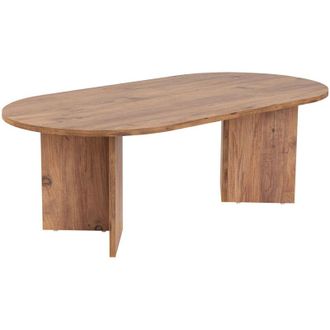 Hanah Home Table basse en bois Sable - 60 x 119 x 40 cm - Pin atlantique