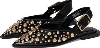 Steve Madden Ballerines plates Shay pour femme, Black Stud, 39 EU