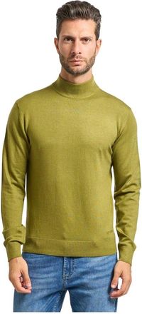 Yes-Zee YES Zee, Homme, Pulls, Vert, Taille: 3XL Pull &agrave; Col Roul&eacute;