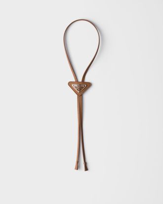 Prada Bolo Tie aus Saffiano-Leder