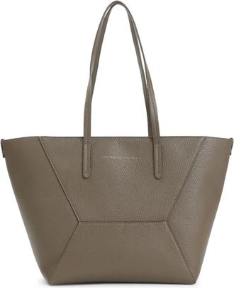 Brunello Cucinelli Femme, Sacs, Brun, Taille: ONE Size Duo Medium Bag