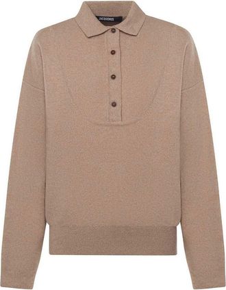 Jacquemus Pull Col Rond - Beige