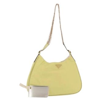 Prada Sac bandouli&egrave;re vintage Pre-owned - Femme - Pre-owned - Jaune - Taille: ONE Size