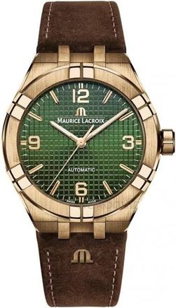 Maurice Lacroix Aikon Automatik Limited Edition, Lederband und Kautschukband Herrenuhr AI6008-BRZ0B-630-M