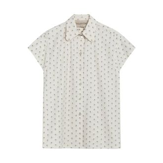 Valentino Garavani Shirt - - Blouses & Shirts - Damen - Beige - S