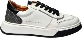 Alexander Smith Femme, Chaussures, Blanc, Taille: 36 EU Pelle Baskets